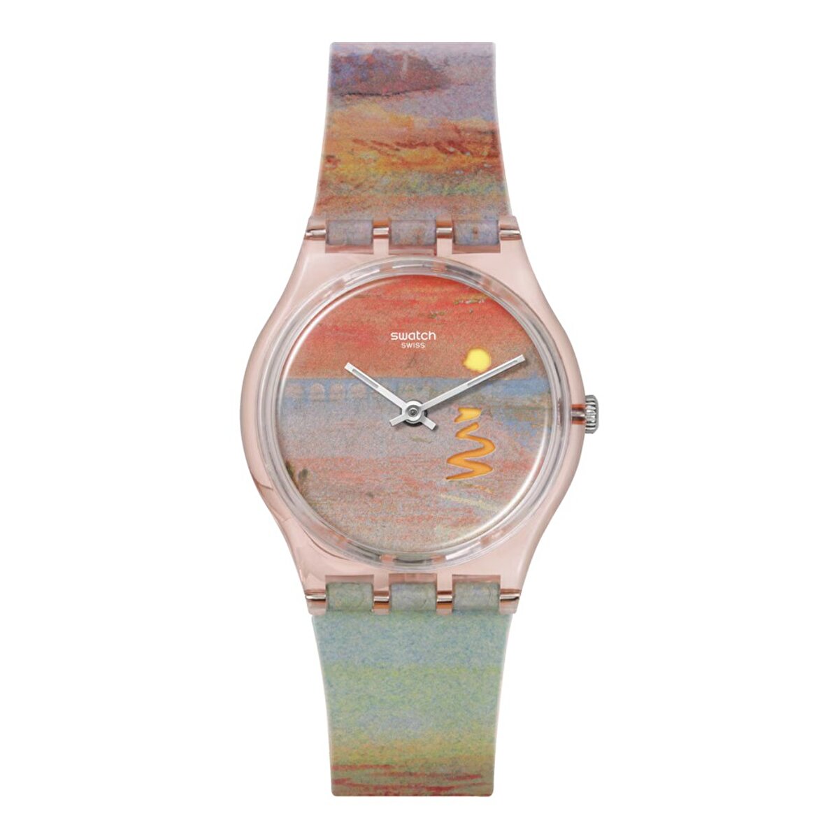 Swatch Turner's Scarlet Sunset SO28Z700 Unisex Quartz Saat | Konyalı Saat