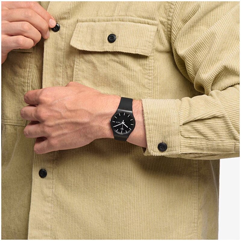Swatch Originals Mono Black SO29B704 Erkek Quartz Saat | Konyalı Saat