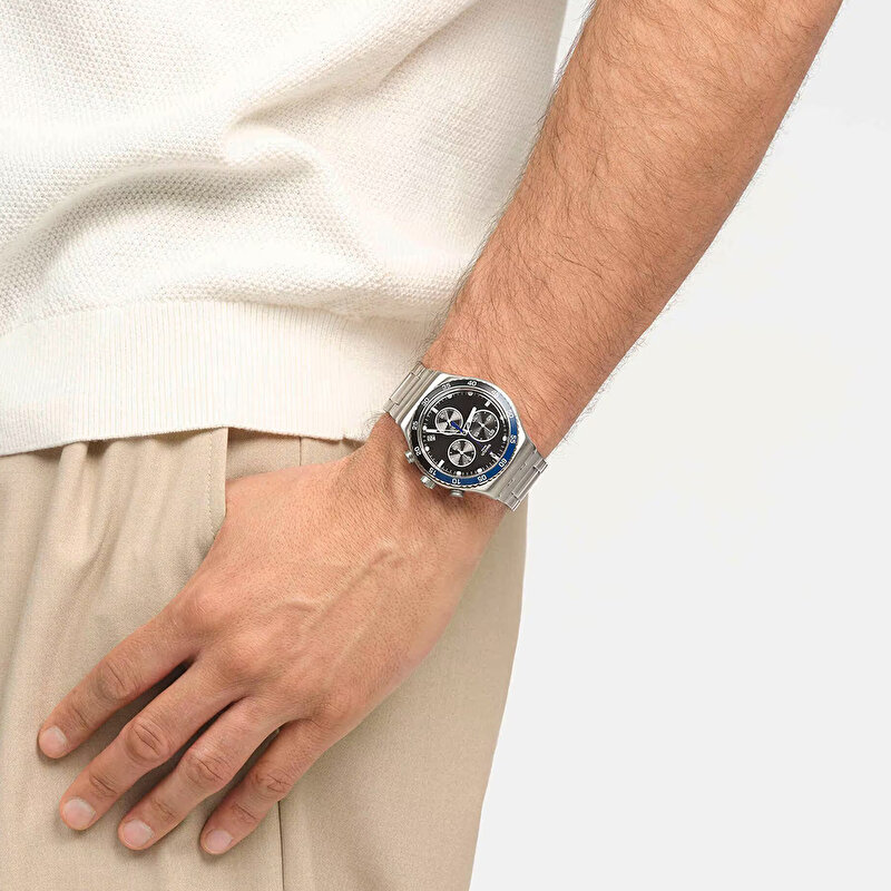 Swatch Dark Blue Irony YVS507G Kol Saati | Konyalı Saat